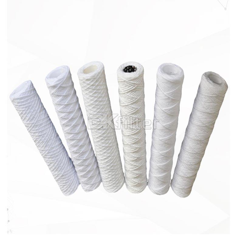 PP/absorbent cotton thread wire wound filter element
