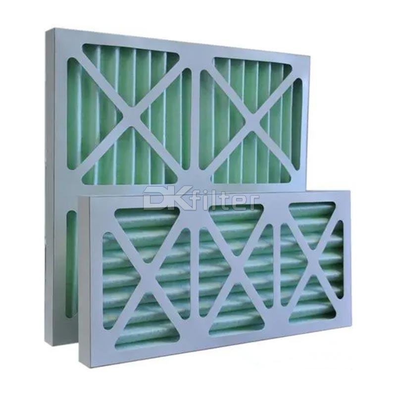 Cardboard frame Pleated Air Filter/pre-filter