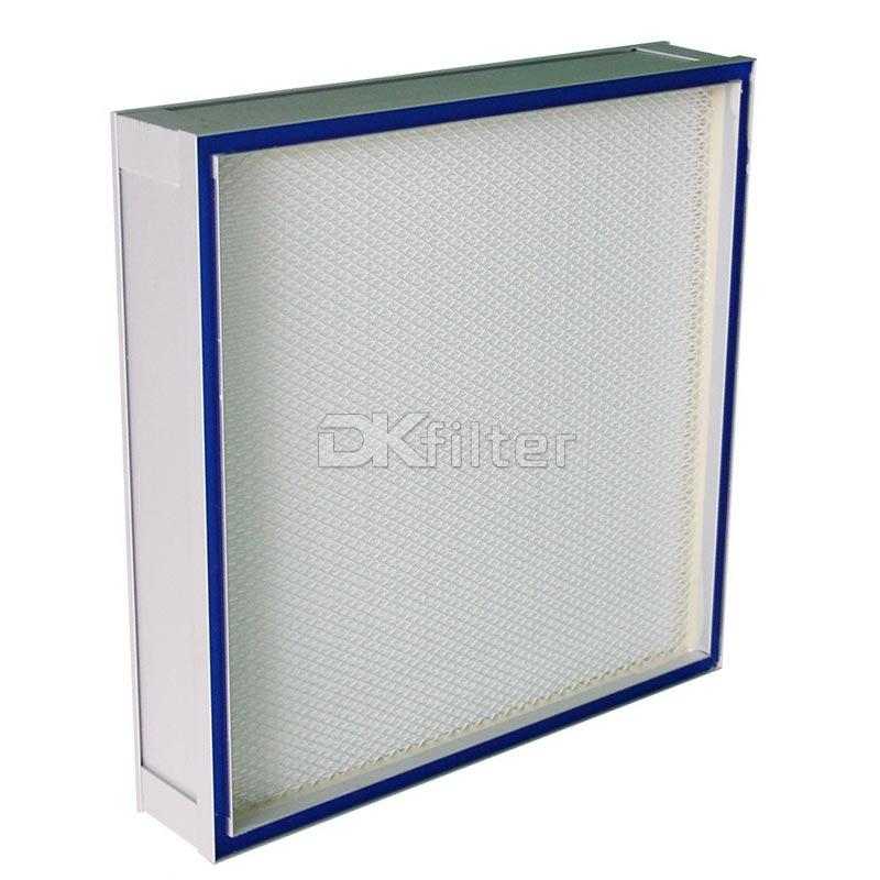Liquid Tank Gel Seal HEPA HVAC Air Filter For Clean Room